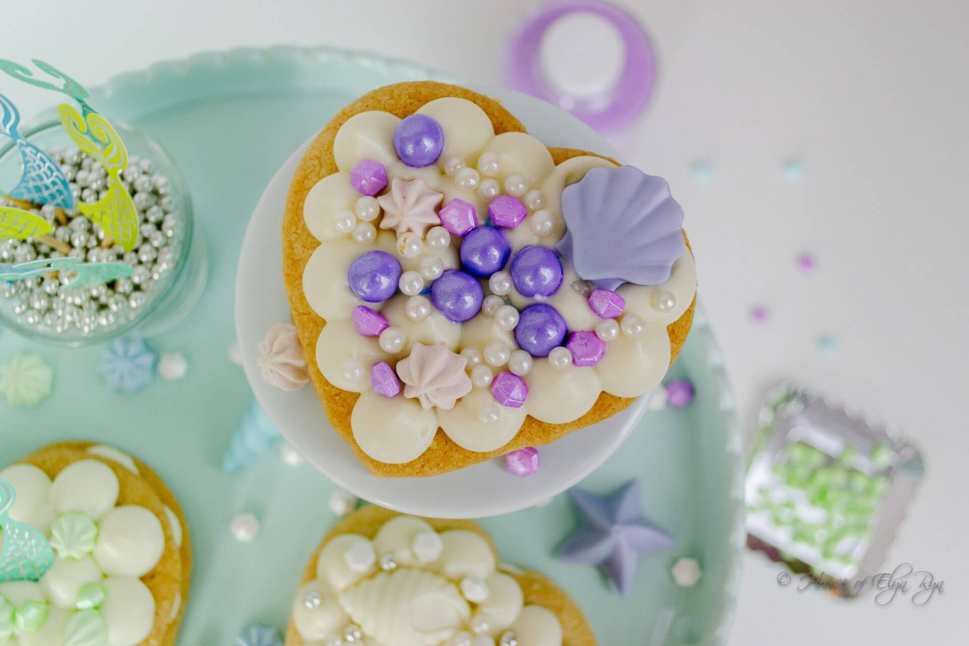 Beautiful Mermaid Cream Tarts – The House of Elyn Ryn