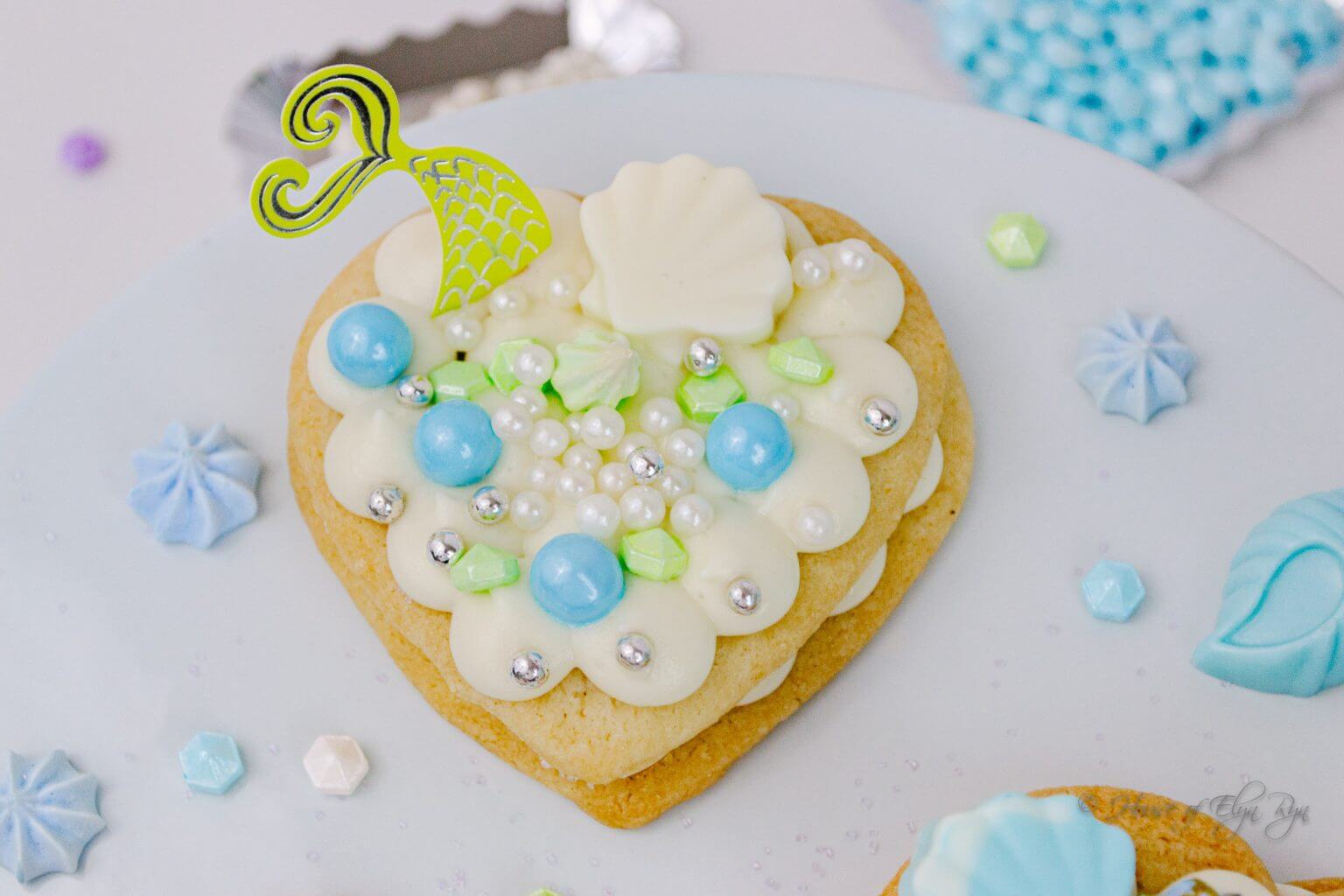 Beautiful Mermaid Cream Tarts – The House of Elyn Ryn