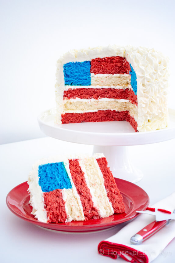 Flag Cake – The House of Elyn Ryn