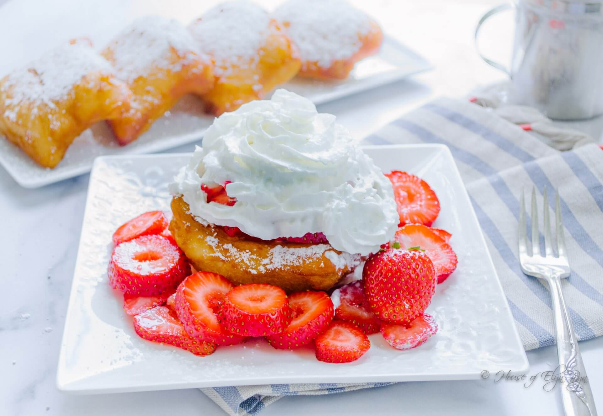 Beignets with Strawberries – The House of Elyn Ryn