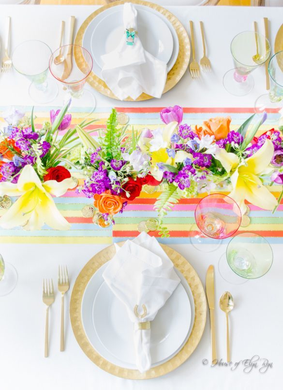 Colorful Rainbow Table Setting Ideas for Unforgettable Celebrations ...