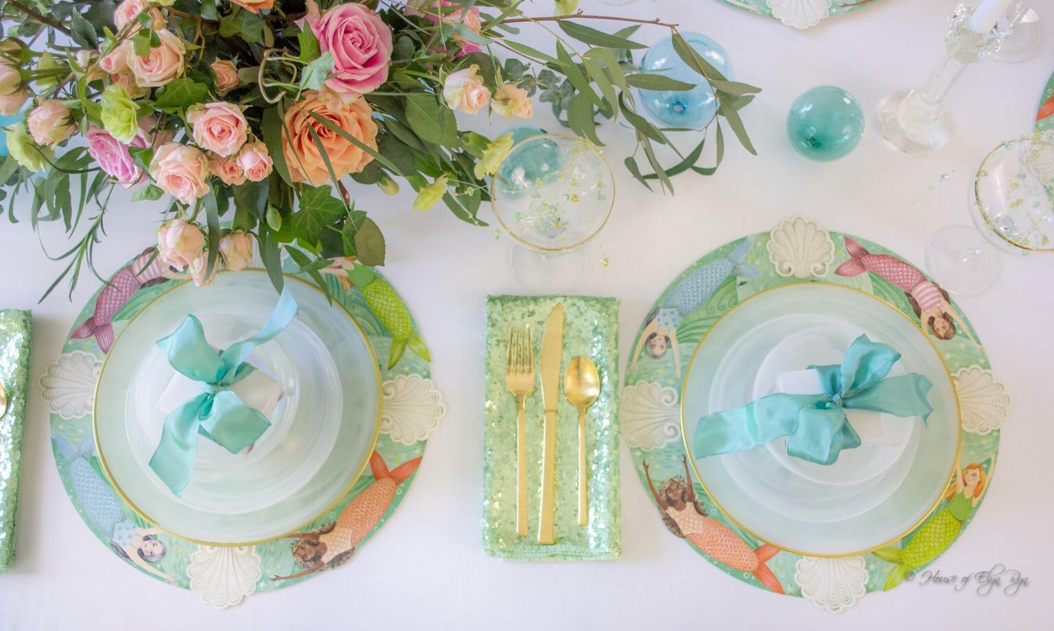 How to Set an Elegant Mermaid Table – The House of Elyn Ryn