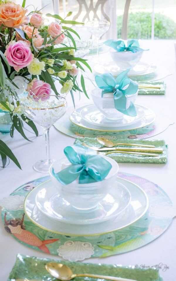 How to Set an Elegant Mermaid Table – The House of Elyn Ryn