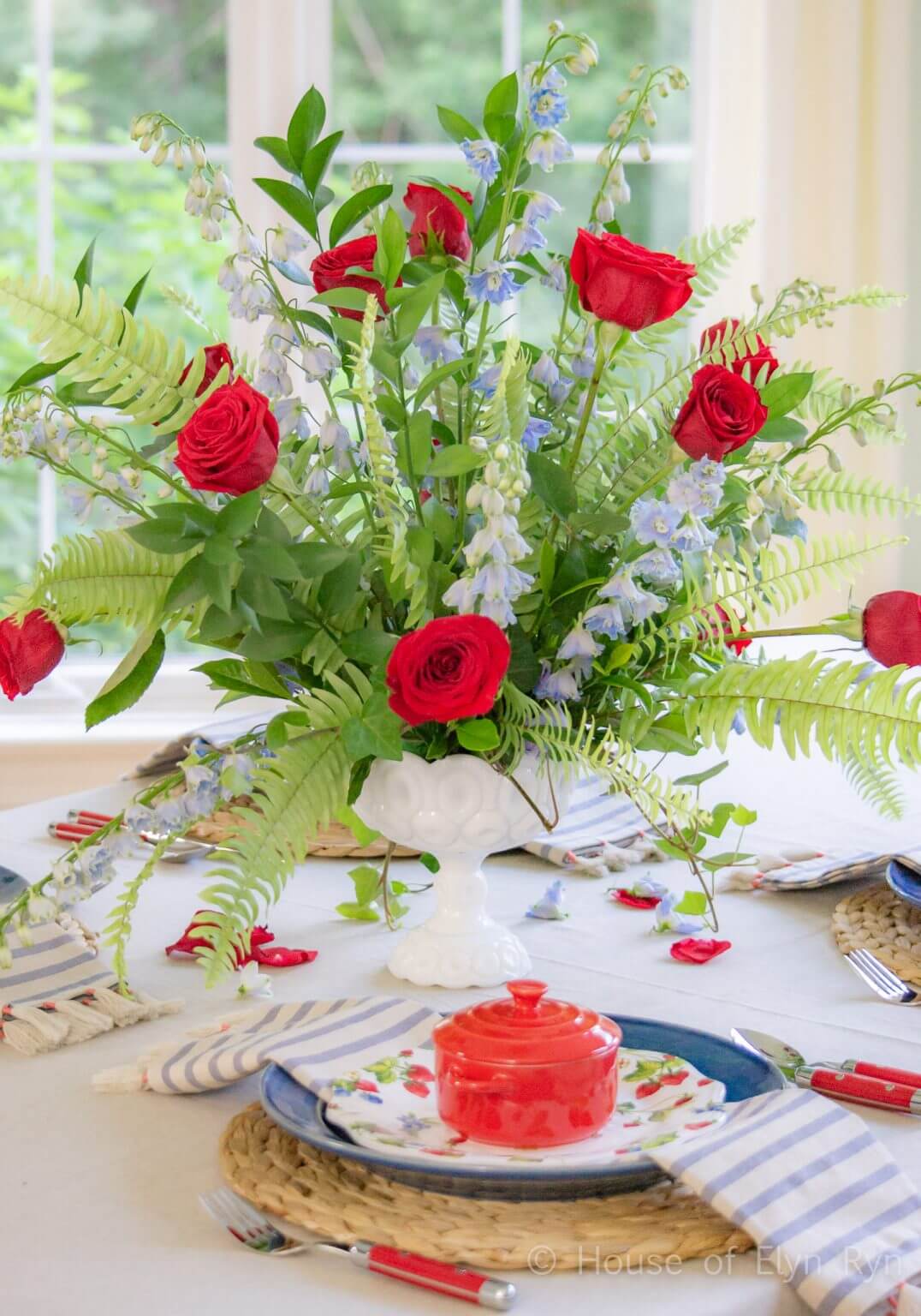 Ultimate Guide to Creating a Casual Red, White & Blue Table – The House ...