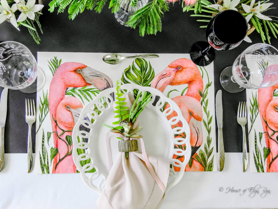 Create a Unique Mimosa Table with Beautiful Pink Flamingos – The House ...