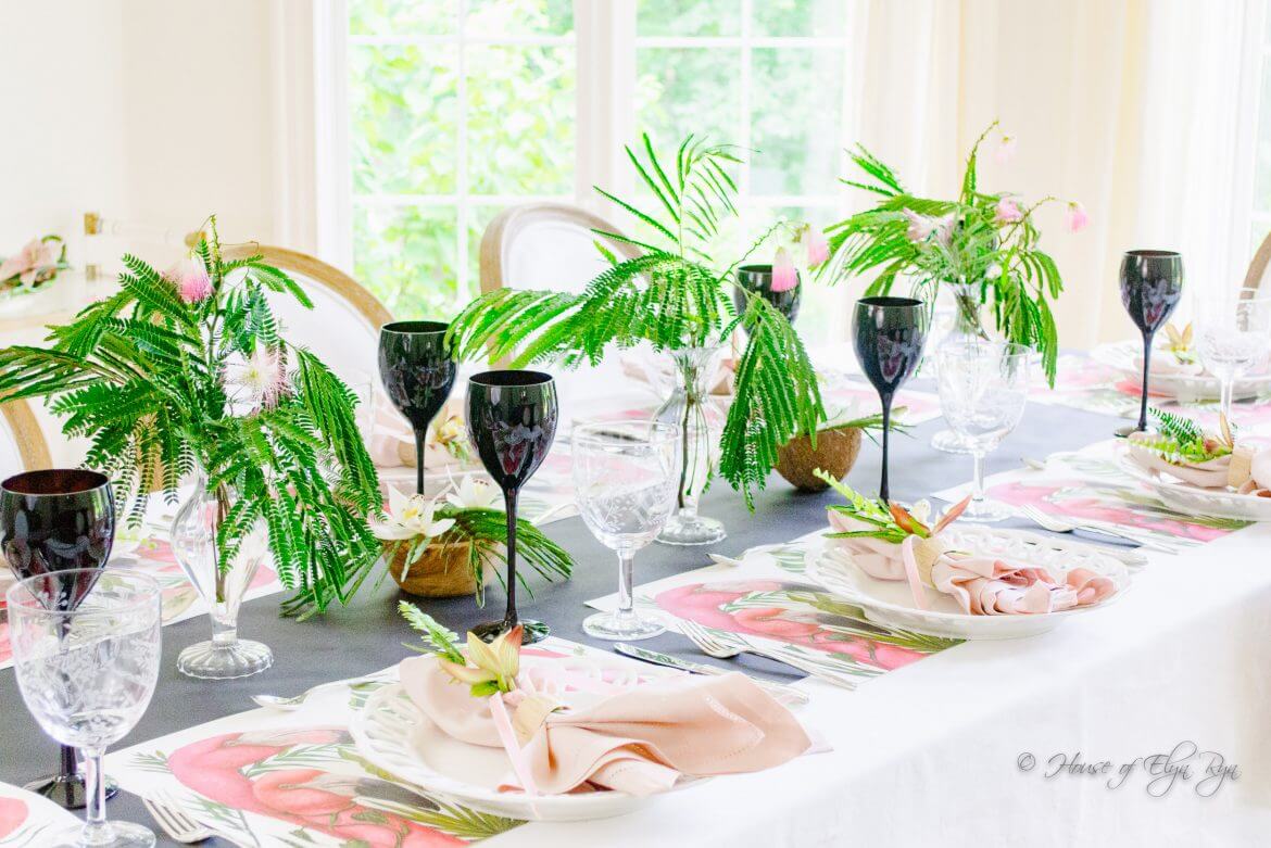 Create a Unique Mimosa Table with Beautiful Pink Flamingos – The House ...