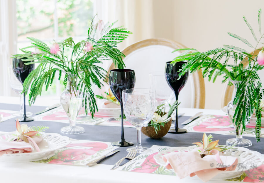 Tropical Mimosa Table – The House of Elyn Ryn