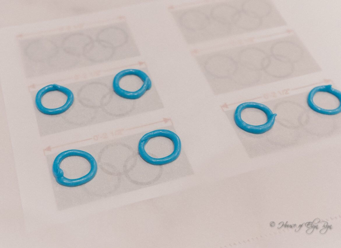 Olympic Rings Cupcakes - The House of Elyn Ryn