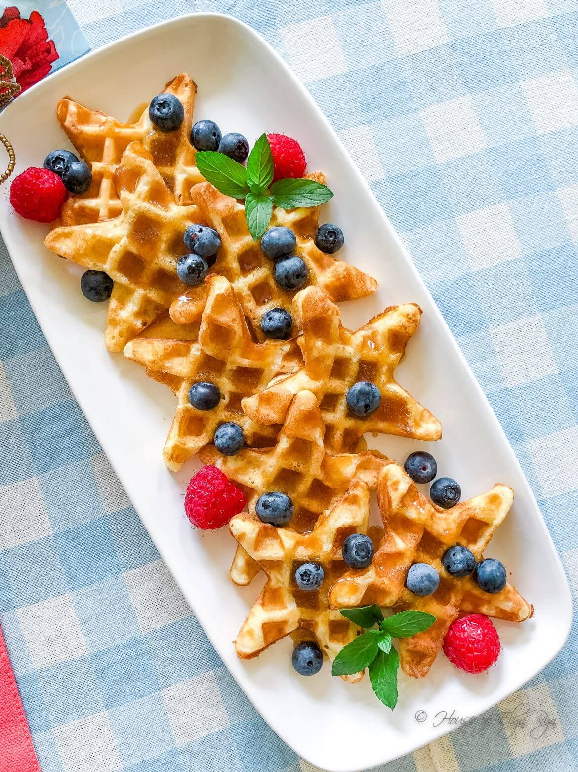 Star-Shaped Waffles – The House of Elyn Ryn