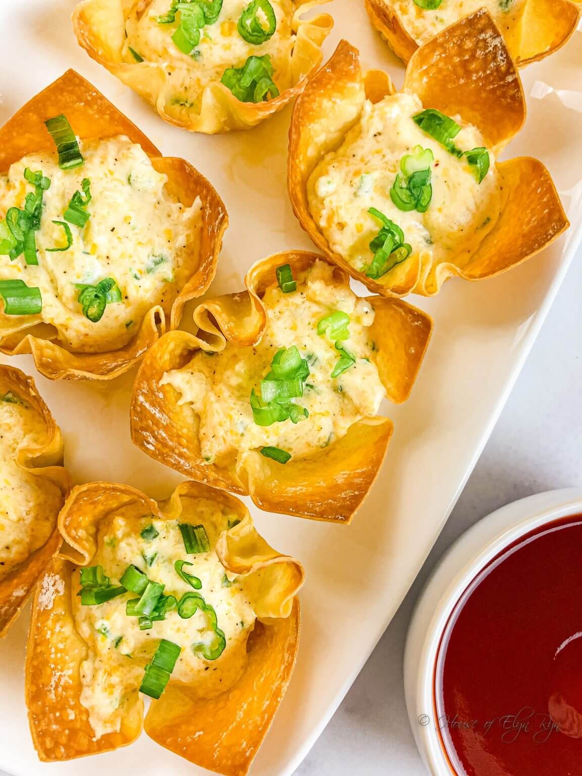 Wonton Jalapeno Cheese Cups – The House of Elyn Ryn