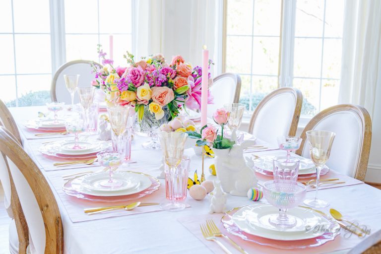 Creating a Beautiful Pastel Easter Tablescape: Tips for Spring Decor ...