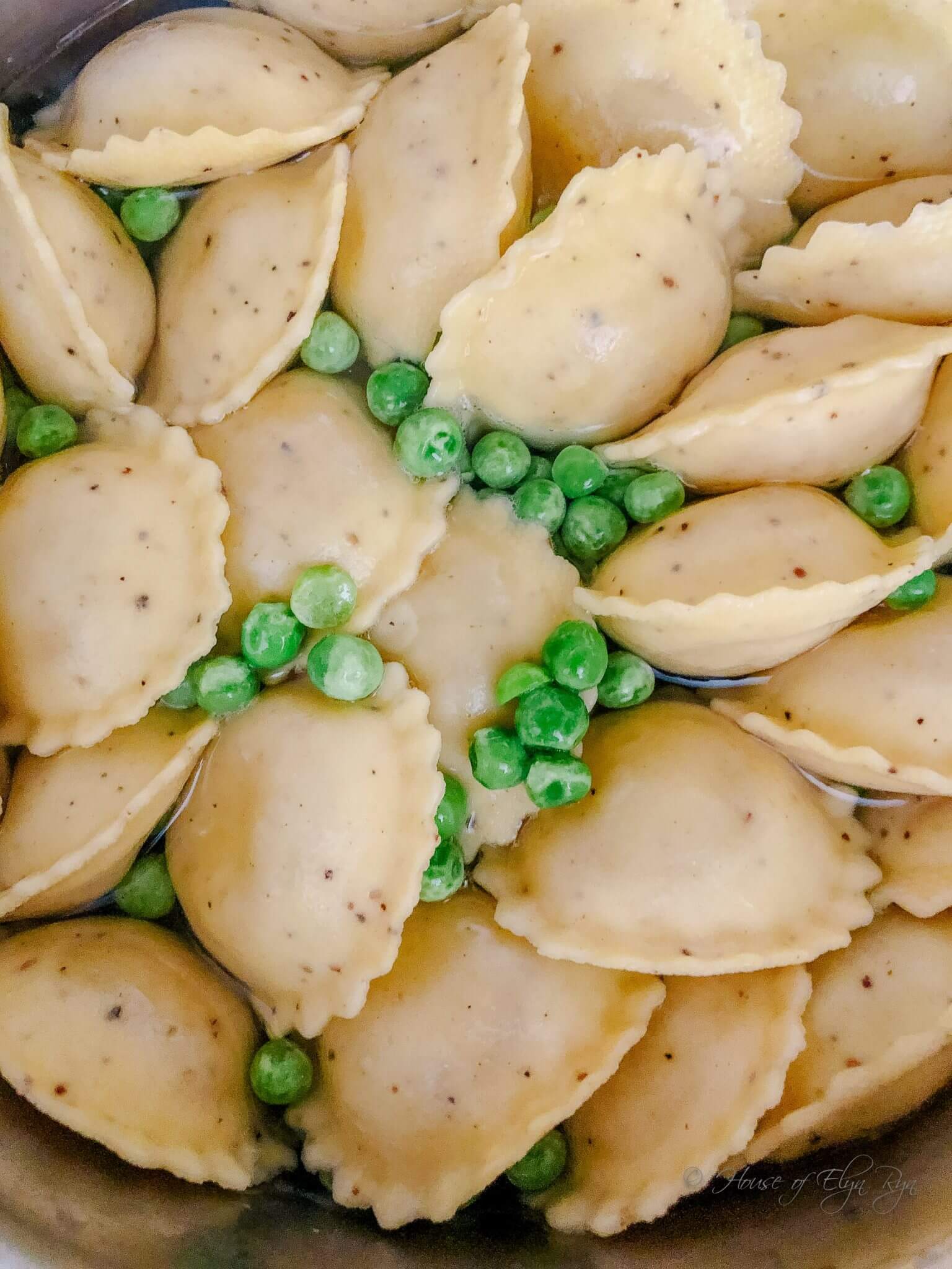 Easy Ravioli Primavera With Ricotta And Prosciutto – The House of Elyn Ryn