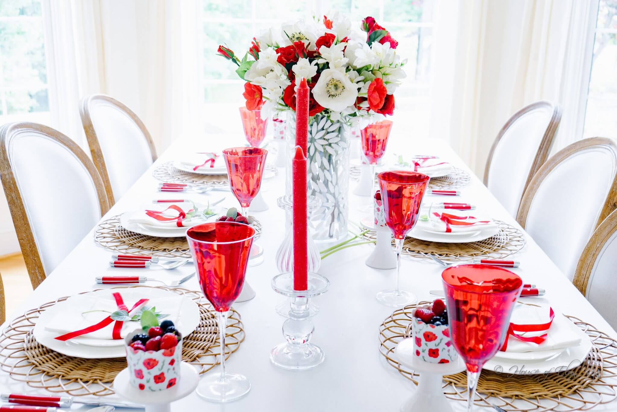 Red Poppies Table – The House of Elyn Ryn