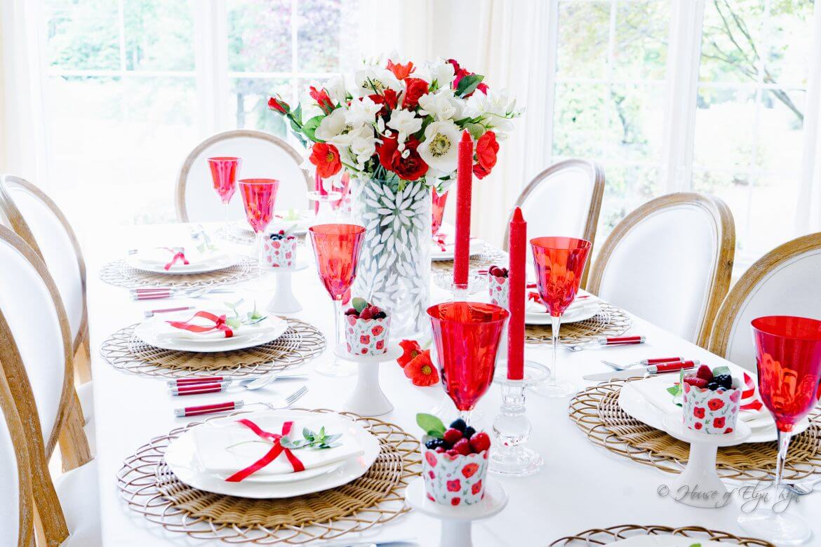 Red Poppies Table – The House of Elyn Ryn