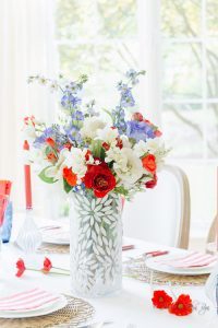 Easy and Vibrant Red, White, and Blue Table – The House of Elyn Ryn