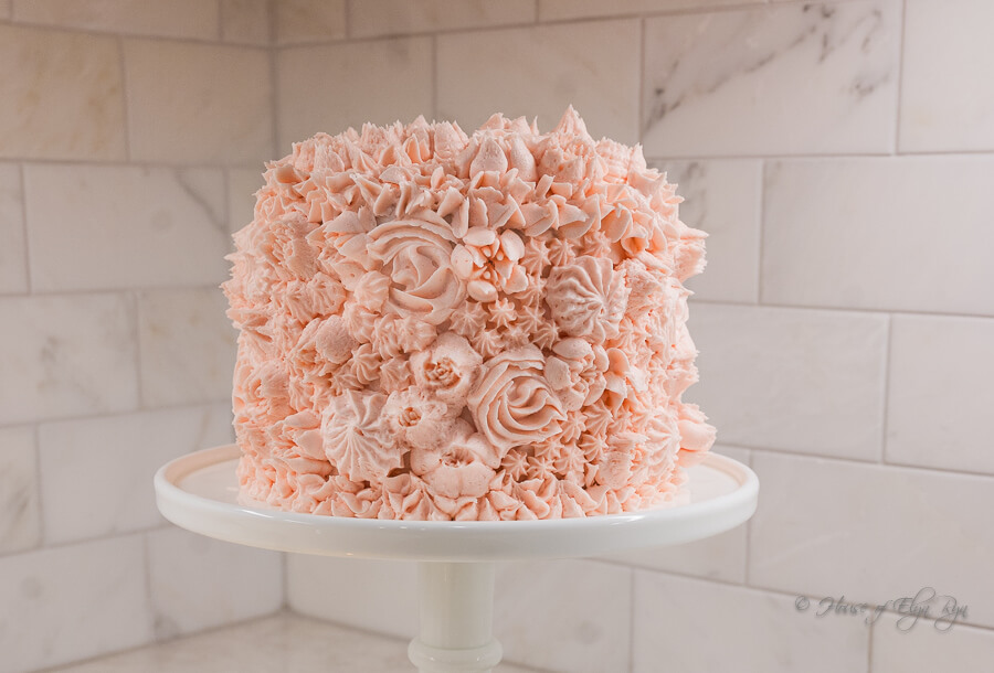 Beautiful Pink Cherry Cake - The House of Elyn Ryn